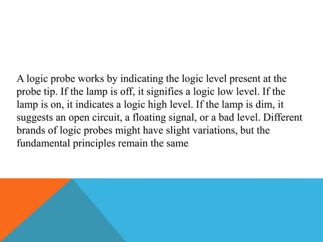 Logic_Probe.Eloctronic_Circuit_Presentation.ppt