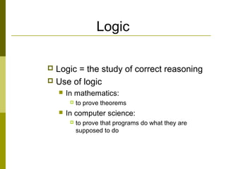 Logic&proof | PPT