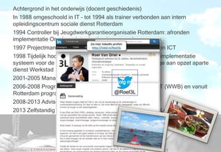 Logicq Expert Sessie over 'Decentralisatie' door Roel van Driel | PPT