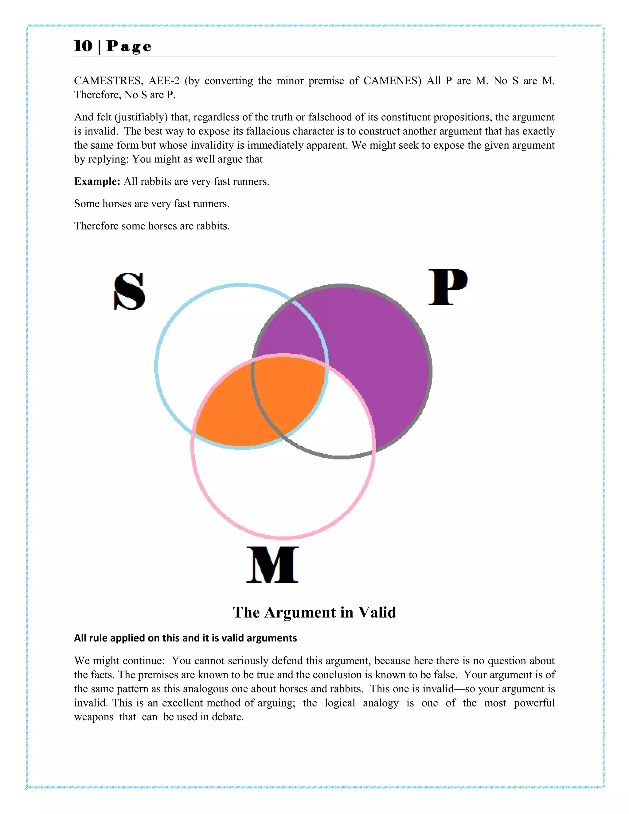 Syllogism its types with examples shown by venn diagram and their ...