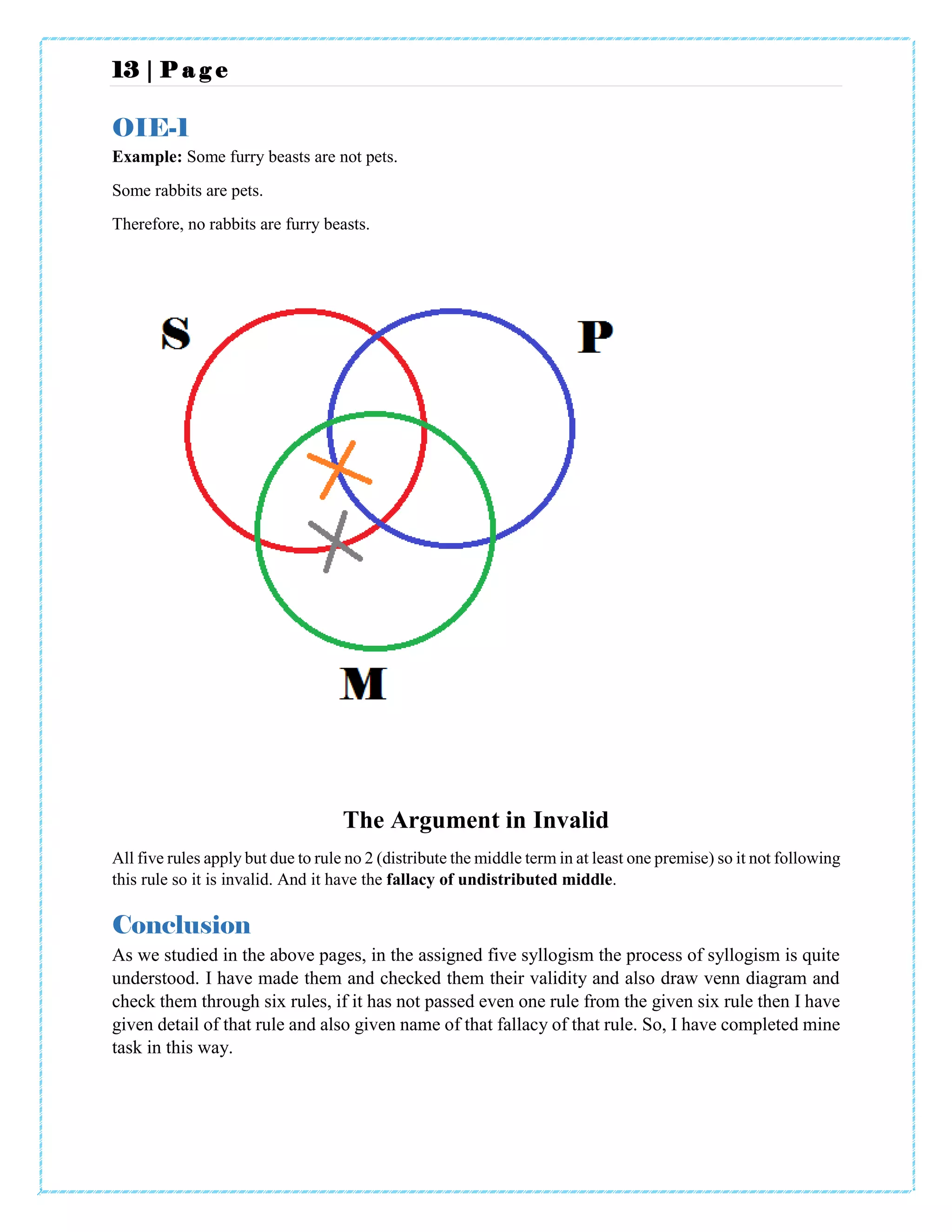 Syllogism its types with examples shown by venn diagram and their ...