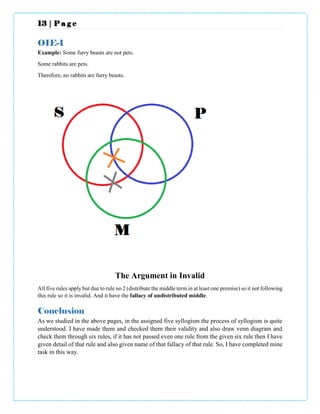 Syllogism its types with examples shown by venn diagram and their ...