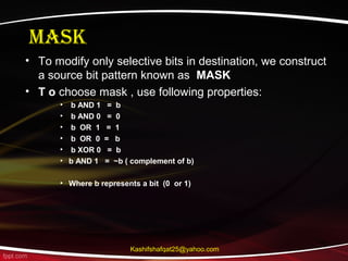 Logic, shift and rotate instruction | PPT