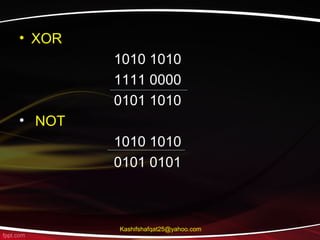 Logic, shift and rotate instruction | PPT