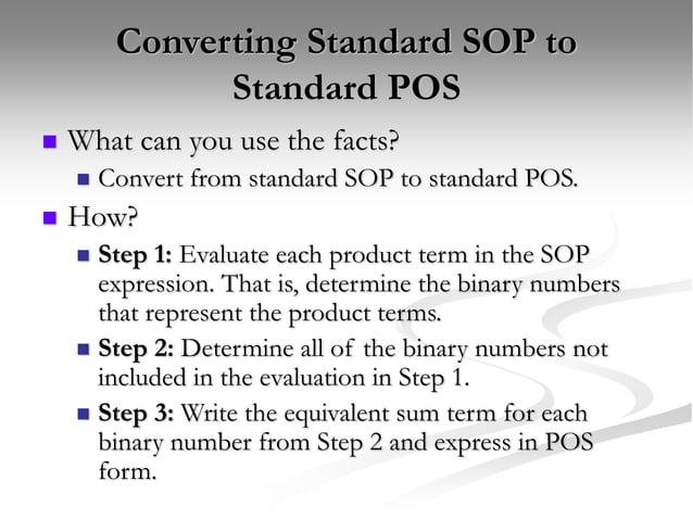 Logic Simplification Sop And Pos Forms Pptx Programming Languages Computing