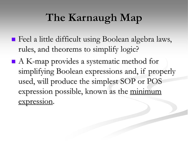 Logic simplification sop and pos forms | PPTX | Programming Languages ...