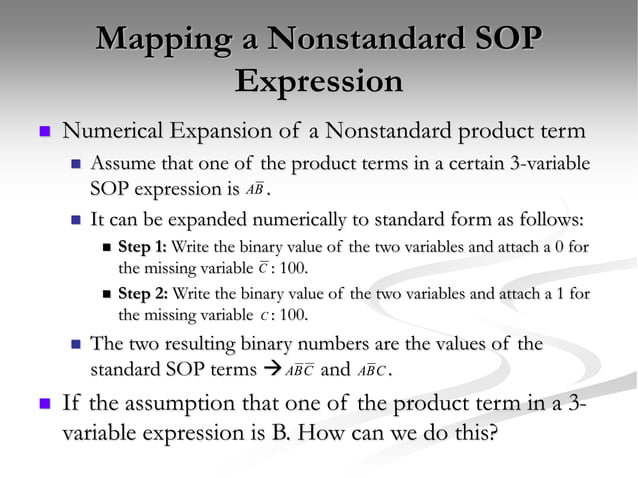 Logic simplification sop and pos forms | PPTX | Programming Languages | Computing