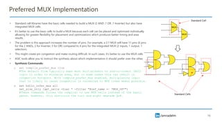 ASIC Synthesis Optimizations And Settings Part 3 | PDF