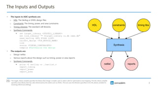 ASIC Synthesis Optimizations And Settings Part 3 | PDF