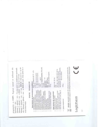 Logictherm_c7RF manual utilizare termostat digital | PDF