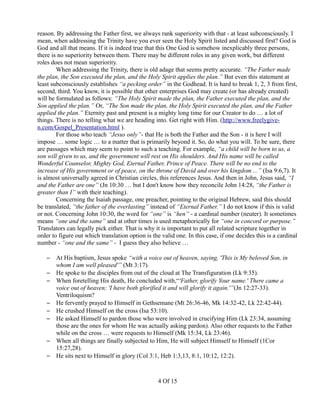 Logic The Trinity, Naturalism and The Bible, Robin Calamaio | PDF