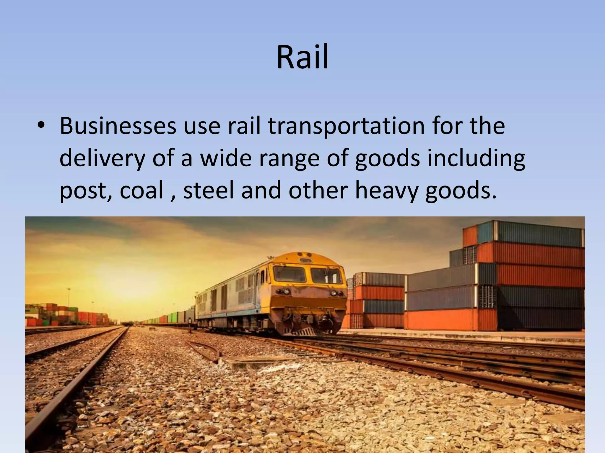 Types of transportation | PPTX