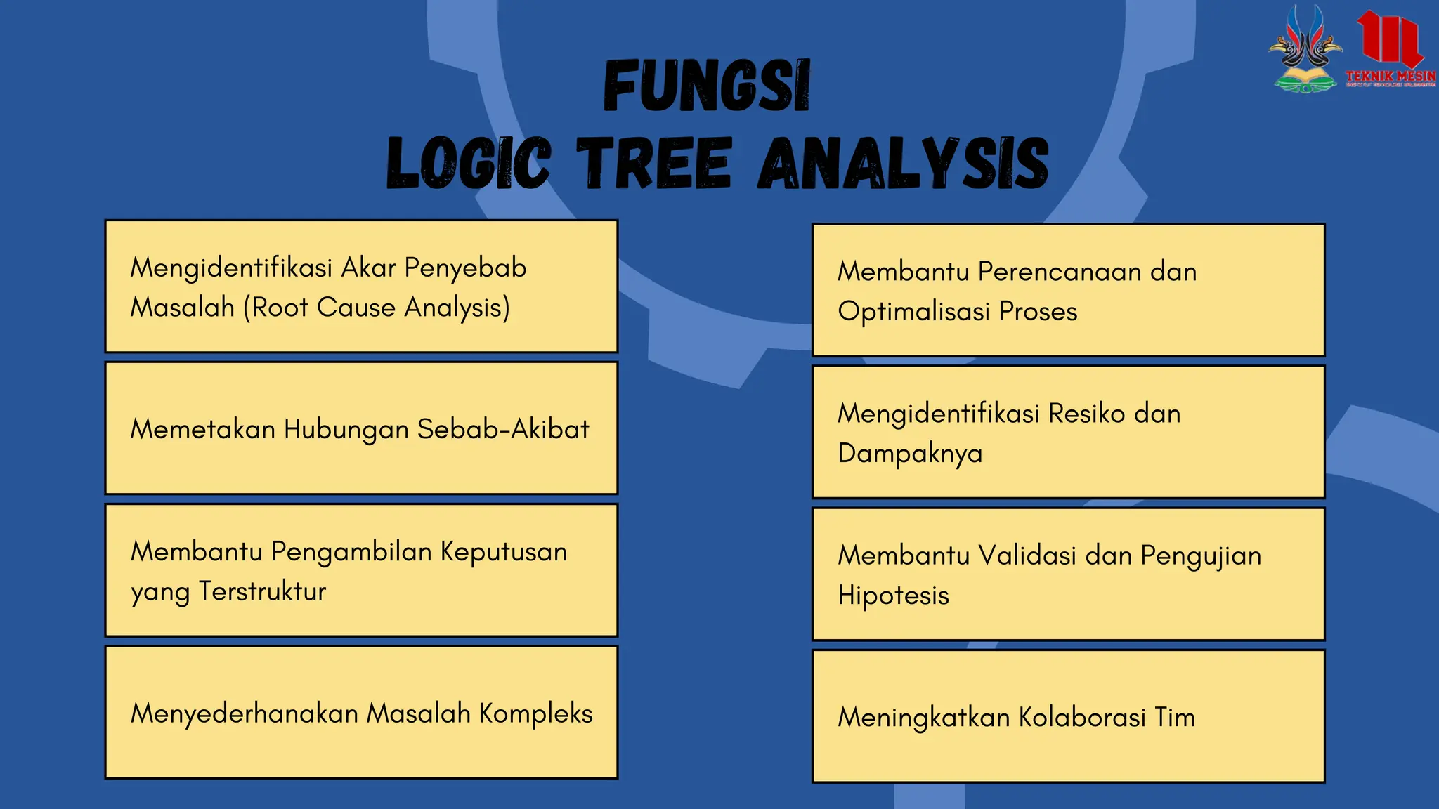 Materi presentasi tentang Logic Tree Analysis-TMP | PDF