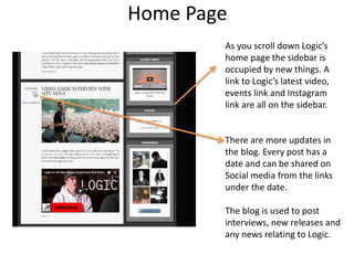 Logic website research | PPT