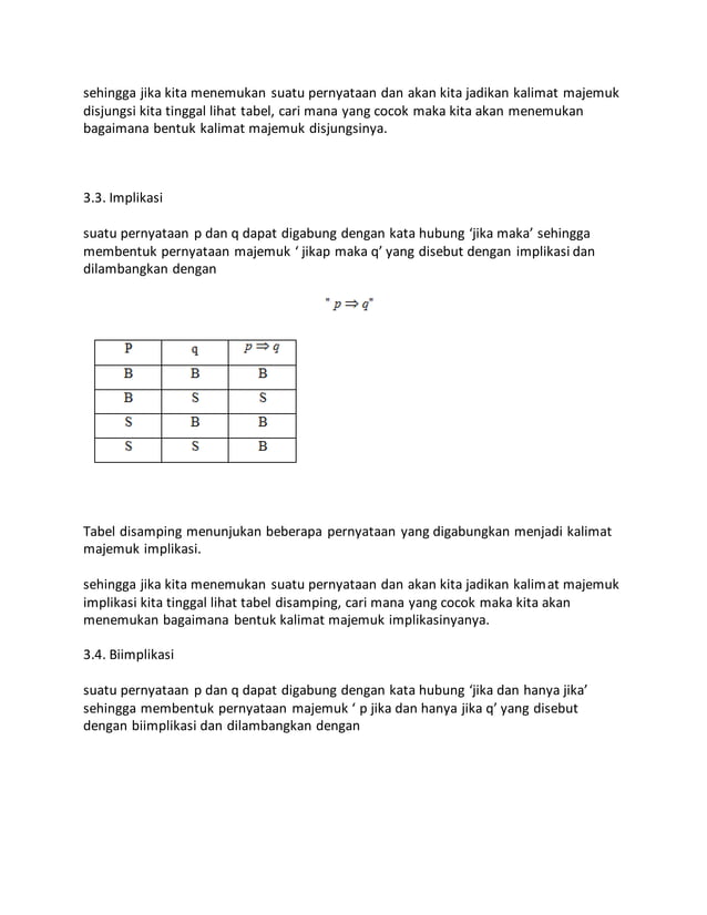 Logika Matematika | DOCX