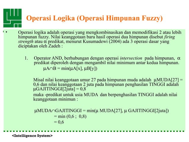 Logika fuzzy | PPT