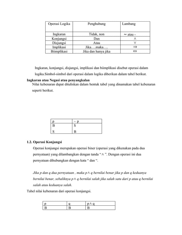 Logika matematika-1 | PDF
