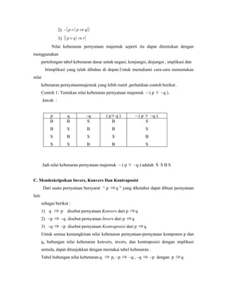 Logika matematika-1 | PDF