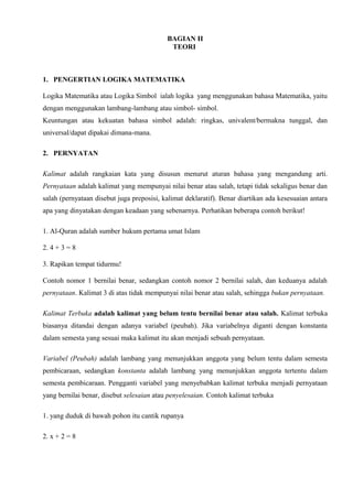 Logika matematika1 | DOC