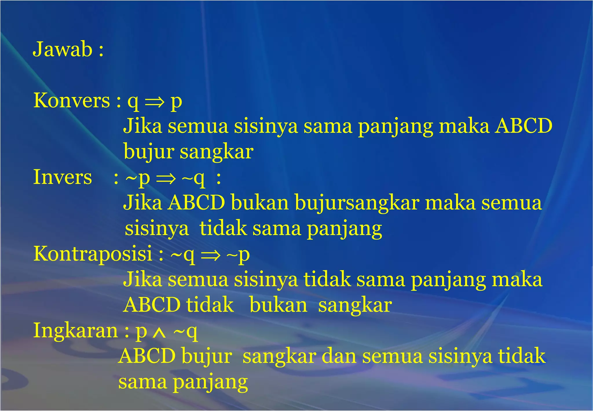 Logika matematika ppt - copy | PPT
