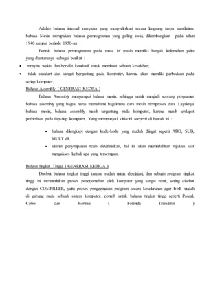 Logika algoritma dan pemograman | PDF