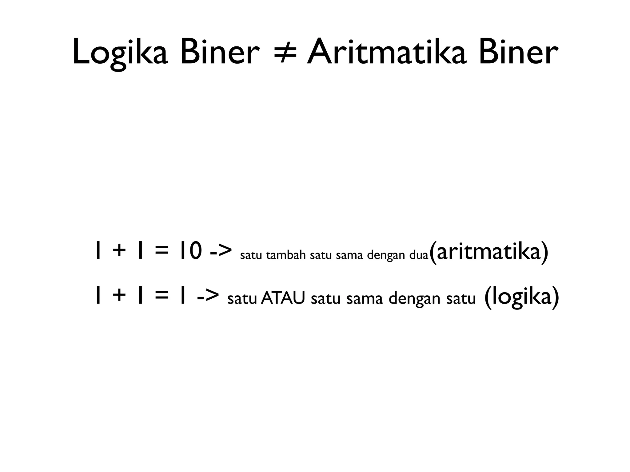 Logika biner (aljabar boolean, gerbang logika) | PDF