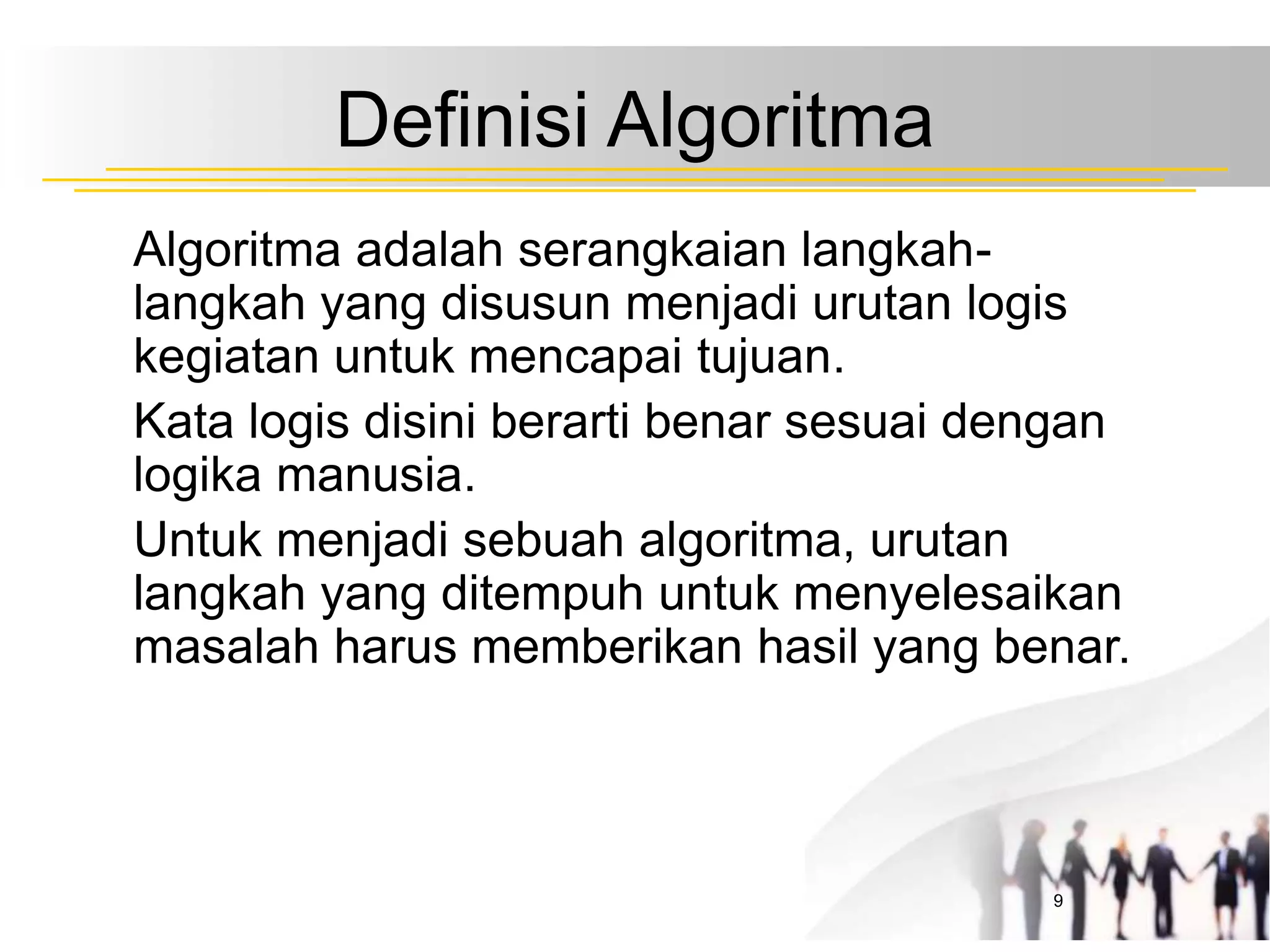 Logika dan algoritma | PPTX