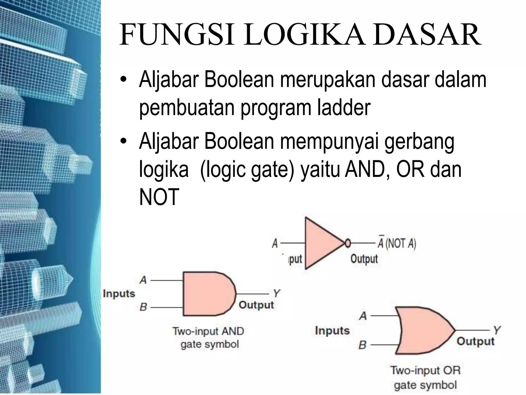 Logika digital pada plc (unrika 2020) | PPTX