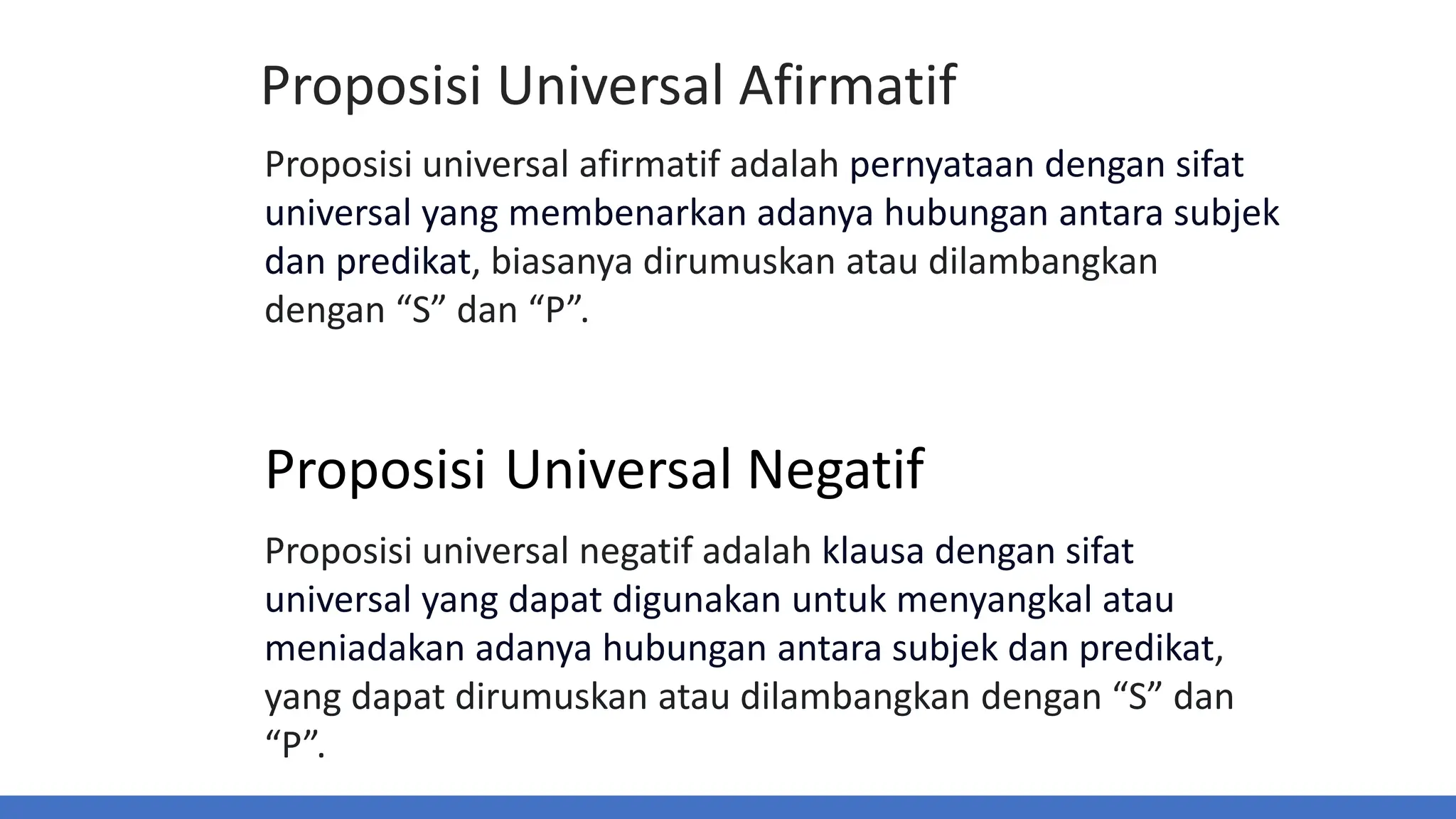 materi perkuliahan Logika hukum proposisi | PPTX