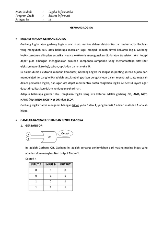 Logika informatika pertemuan 12 | PDF