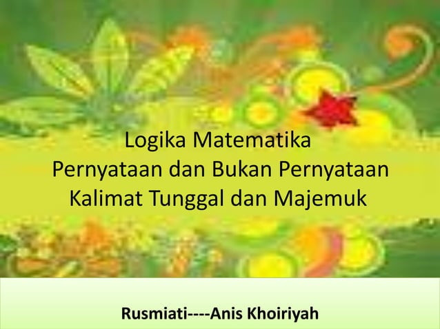 Logika matematika | PPT