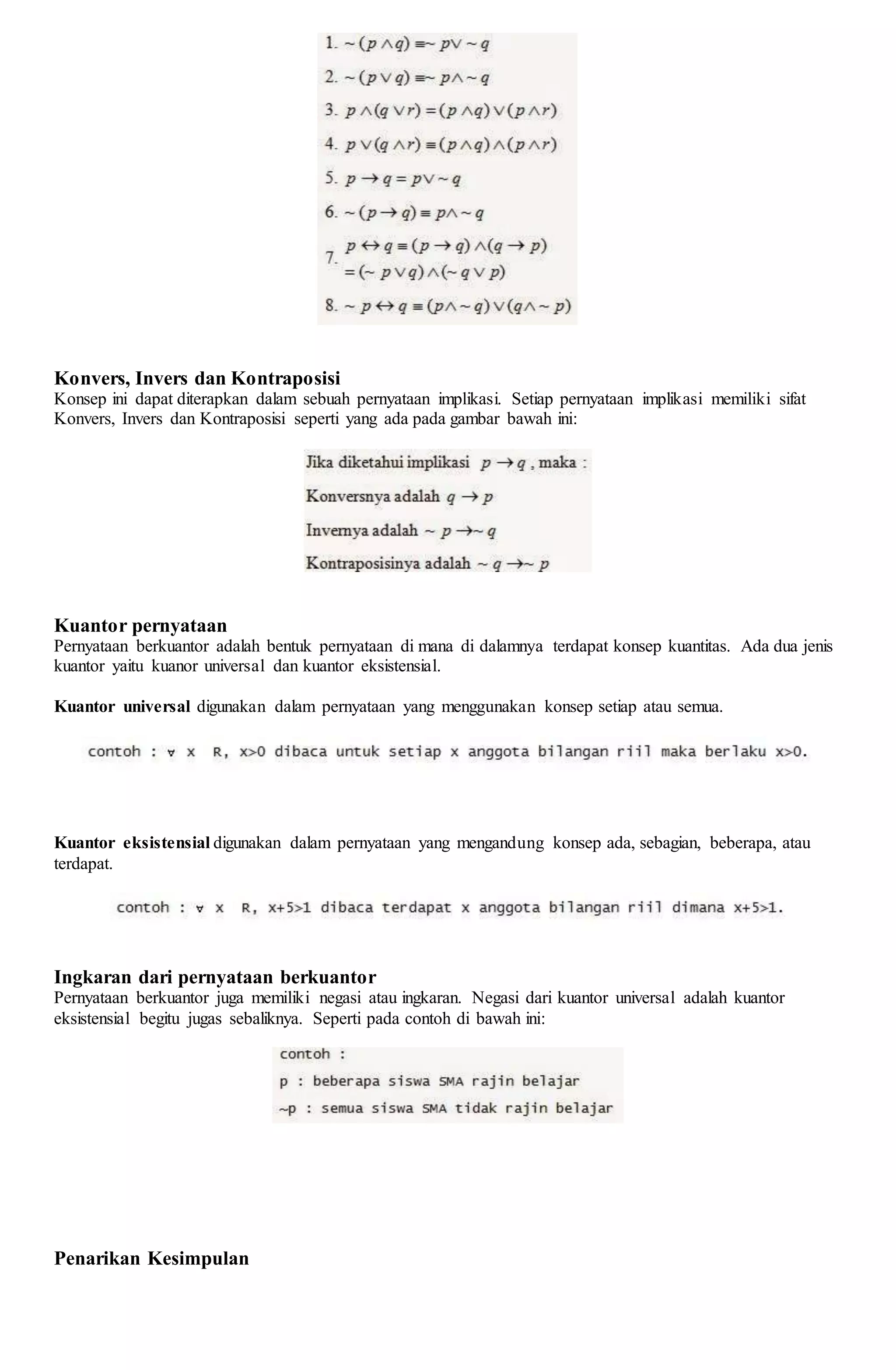 Logika matematika | PDF