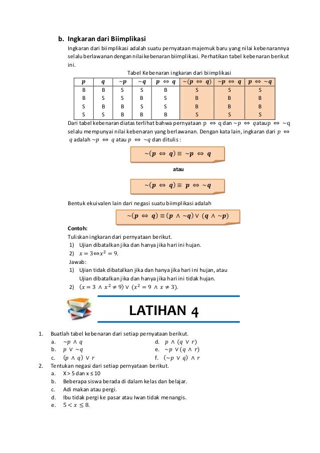 Ingkaran Implikasi Logika Matematika 