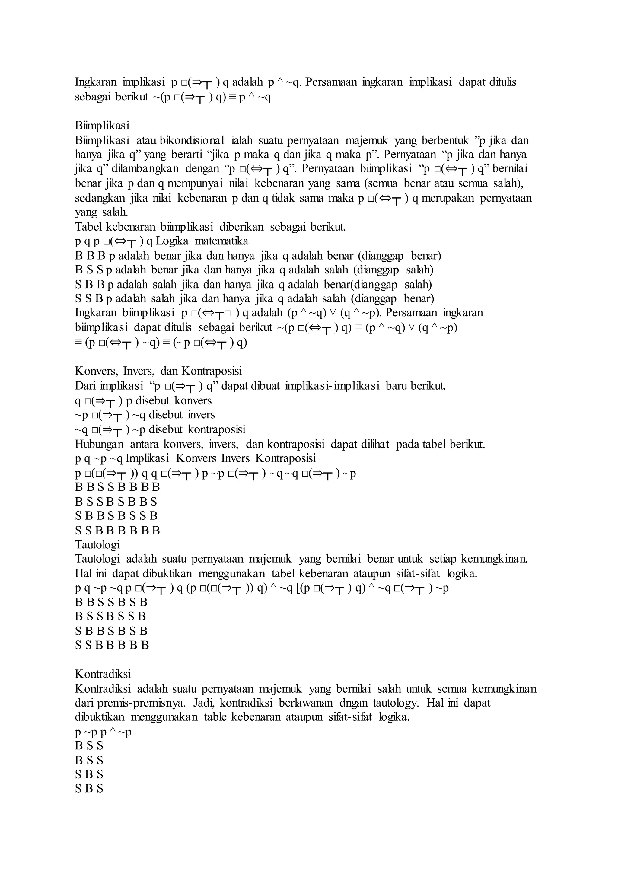 Logika matematika | PDF