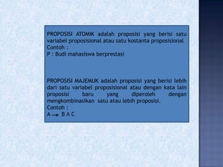 Logika matematika 1 | PPTX
