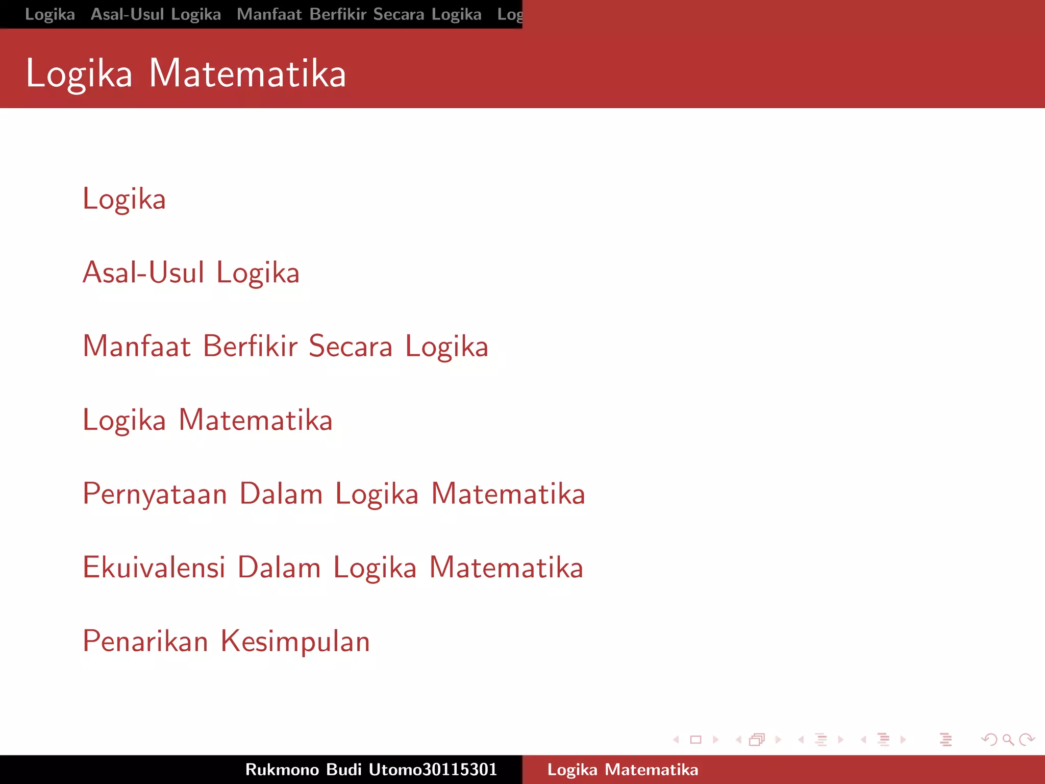 Logika matematika | PDF
