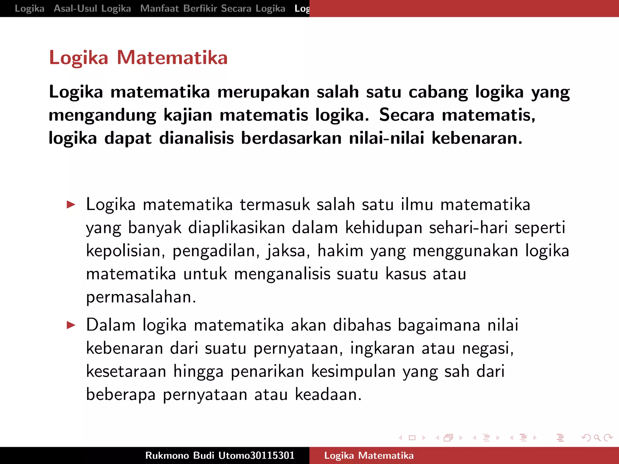 Logika matematika | PDF