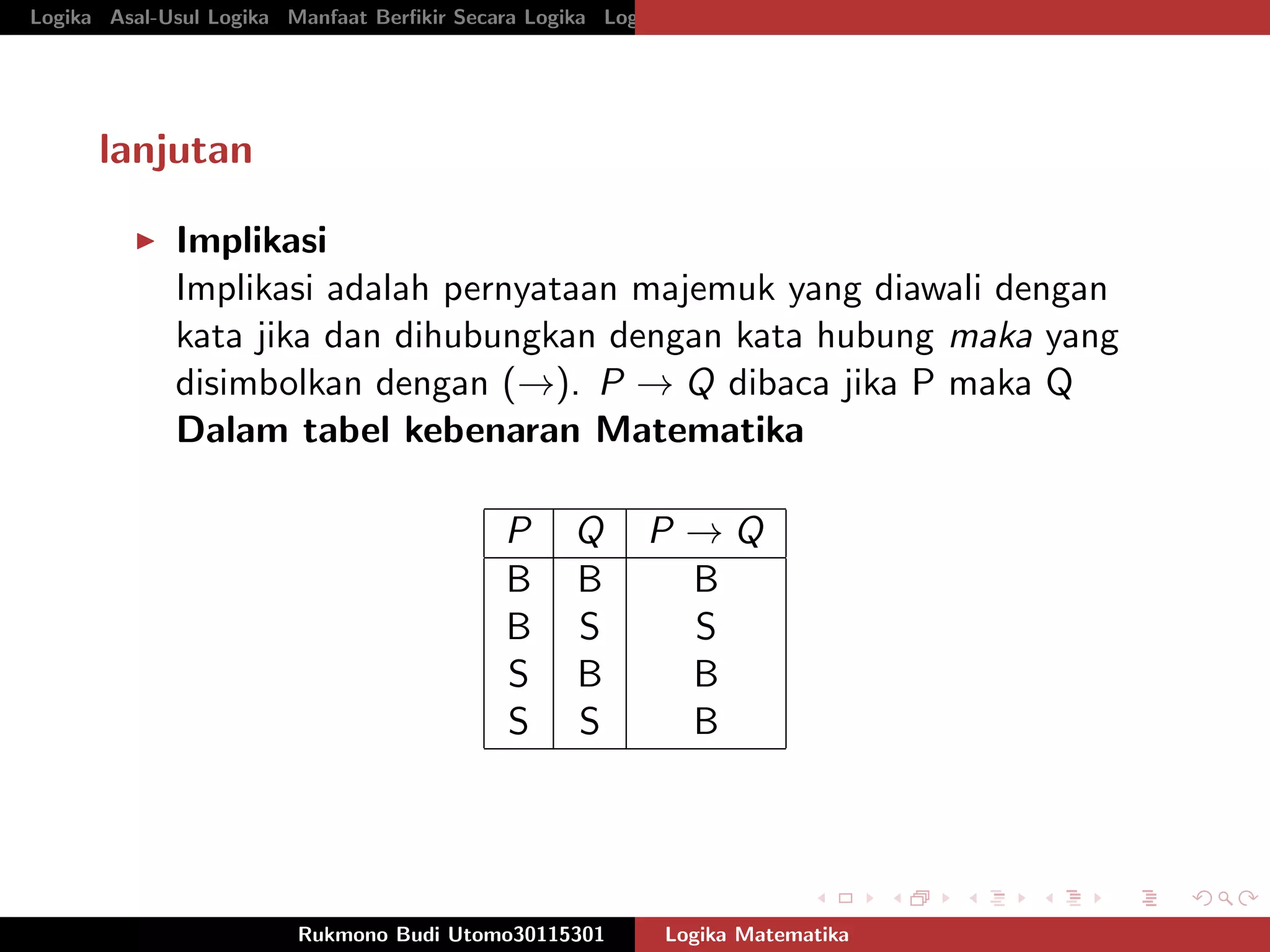 Logika matematika | PDF