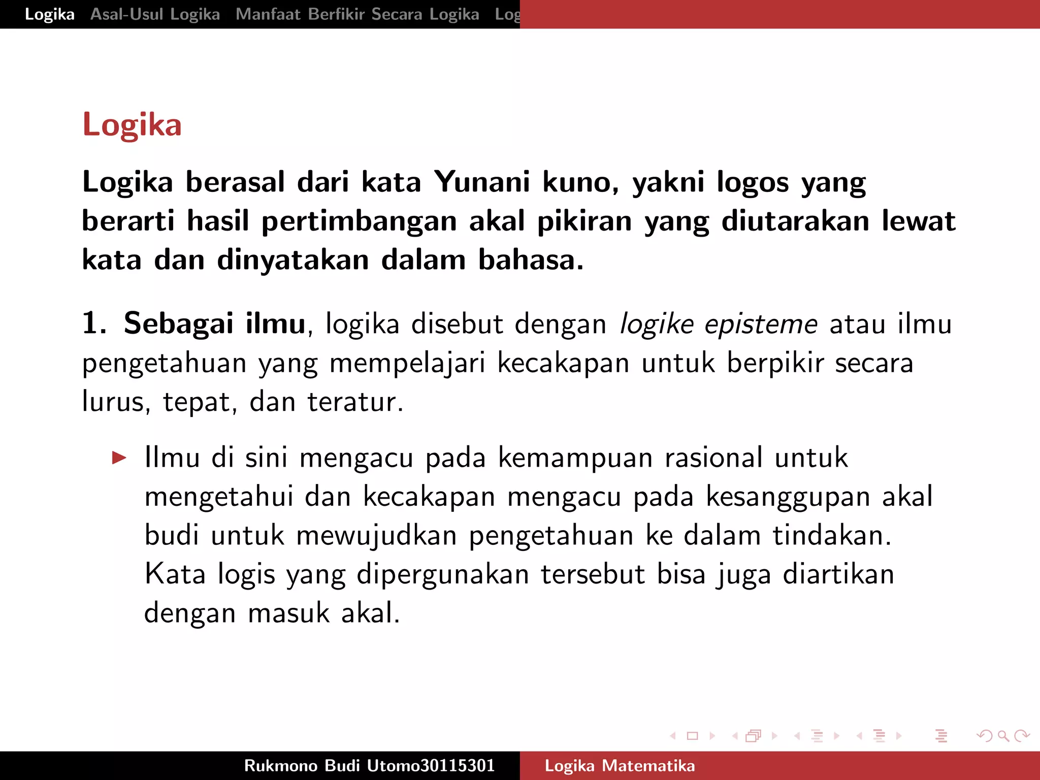 Logika matematika | PDF