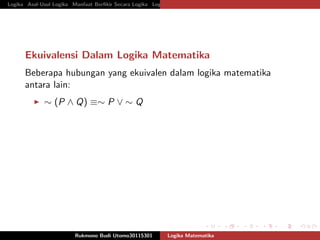 Logika matematika | PDF