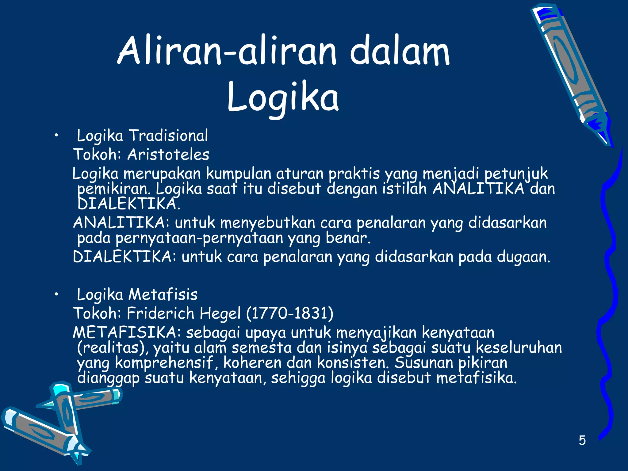 Logika simbolik | PPT