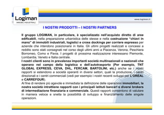 Presentazione Logiman srl | PDF