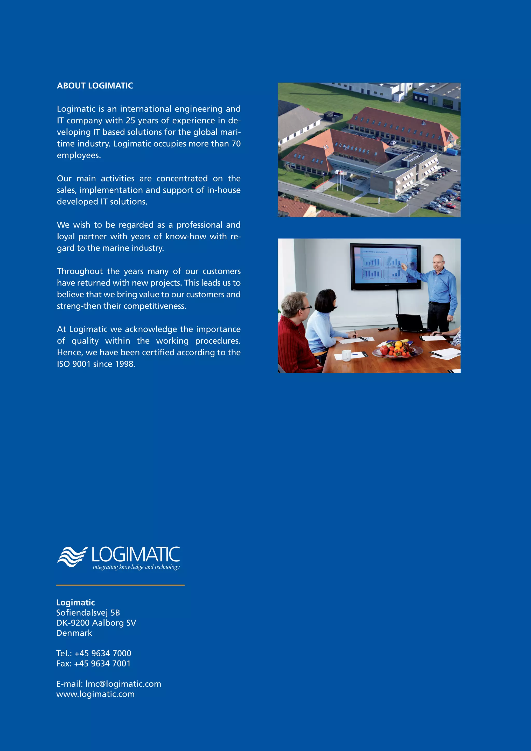 Logimatic - Integrated Platform Management System for Navy Vessels | PDF