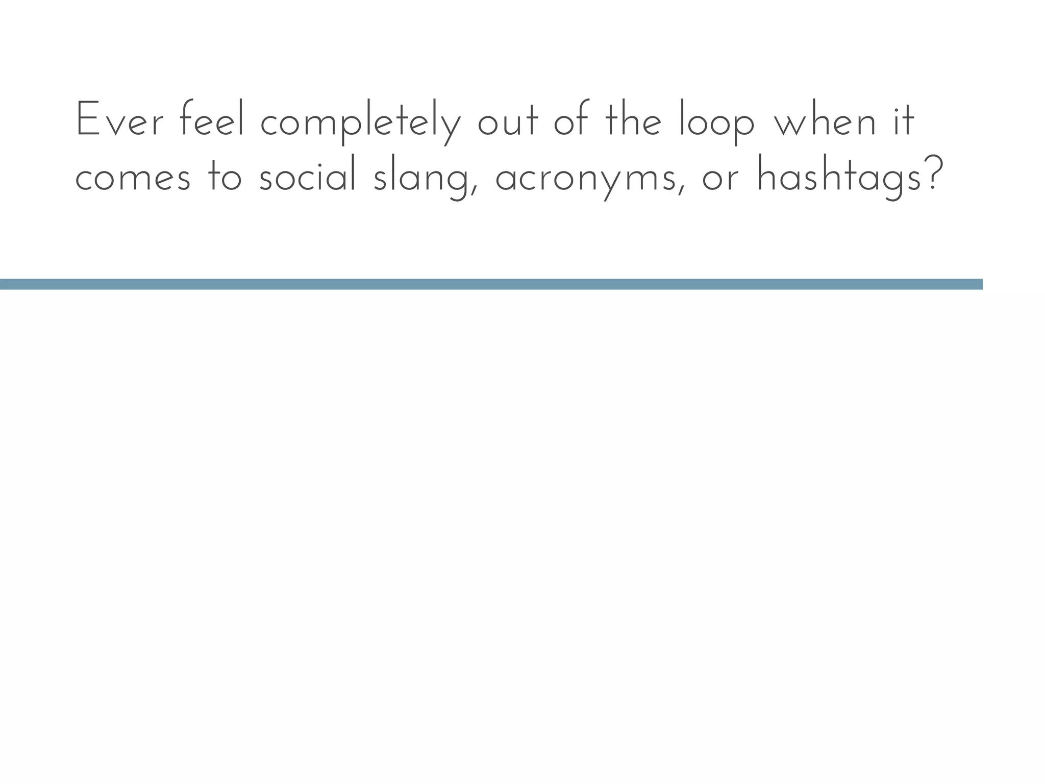 12 Social Media Slang Words You Should Probably Know | PDF