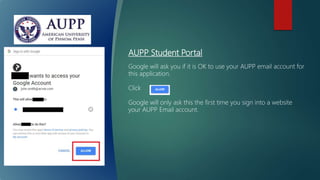 AUPP Login Instructions | PPTX