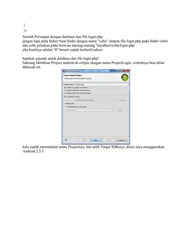 Login client server | PDF