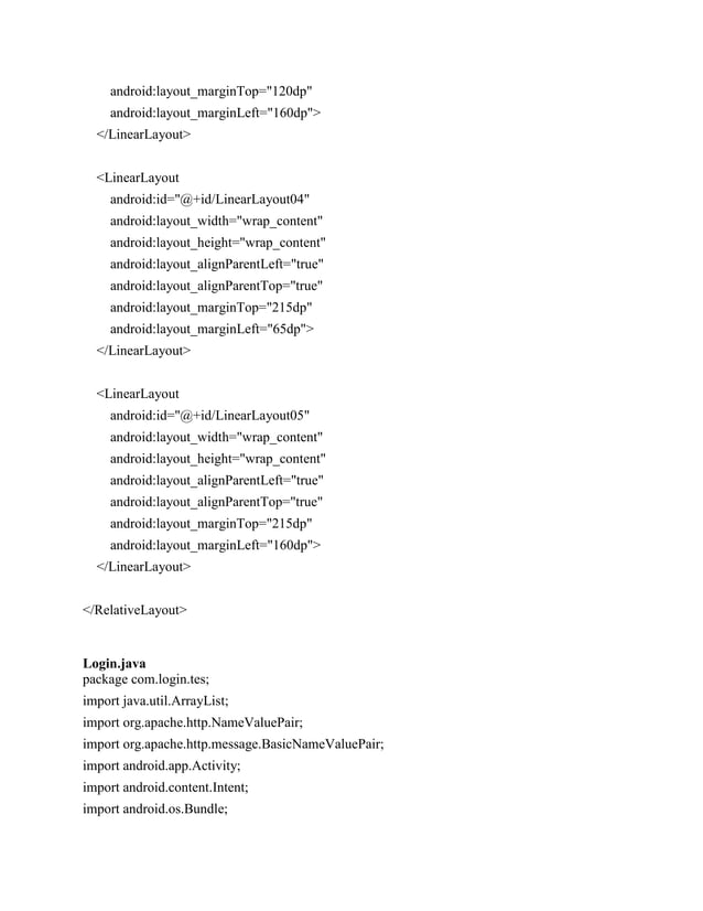 Login client server | PDF