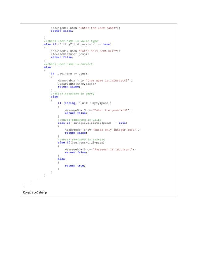 Logincode | DOCX | Computing | Technology & Computing