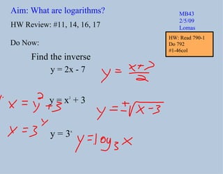 Log Intro2 | PPT | Free Download