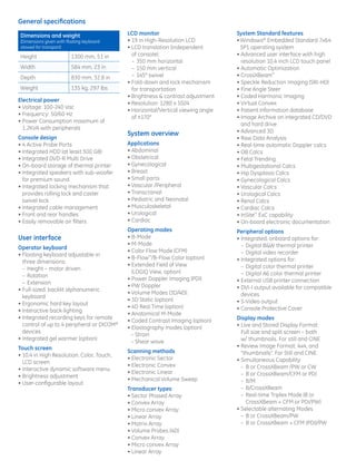 Logiq e9 r5 specification sheet (2014) | PDF